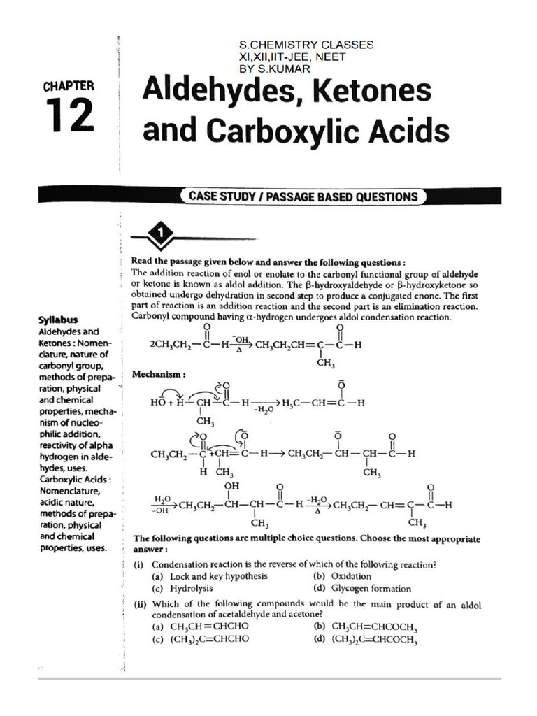 Case Study Aldehyde | PDF