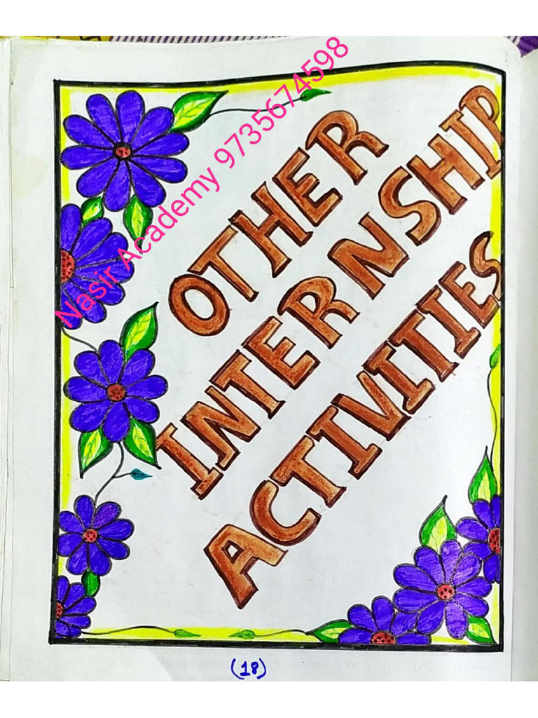 Other Internship Activities - 1 | PDF
