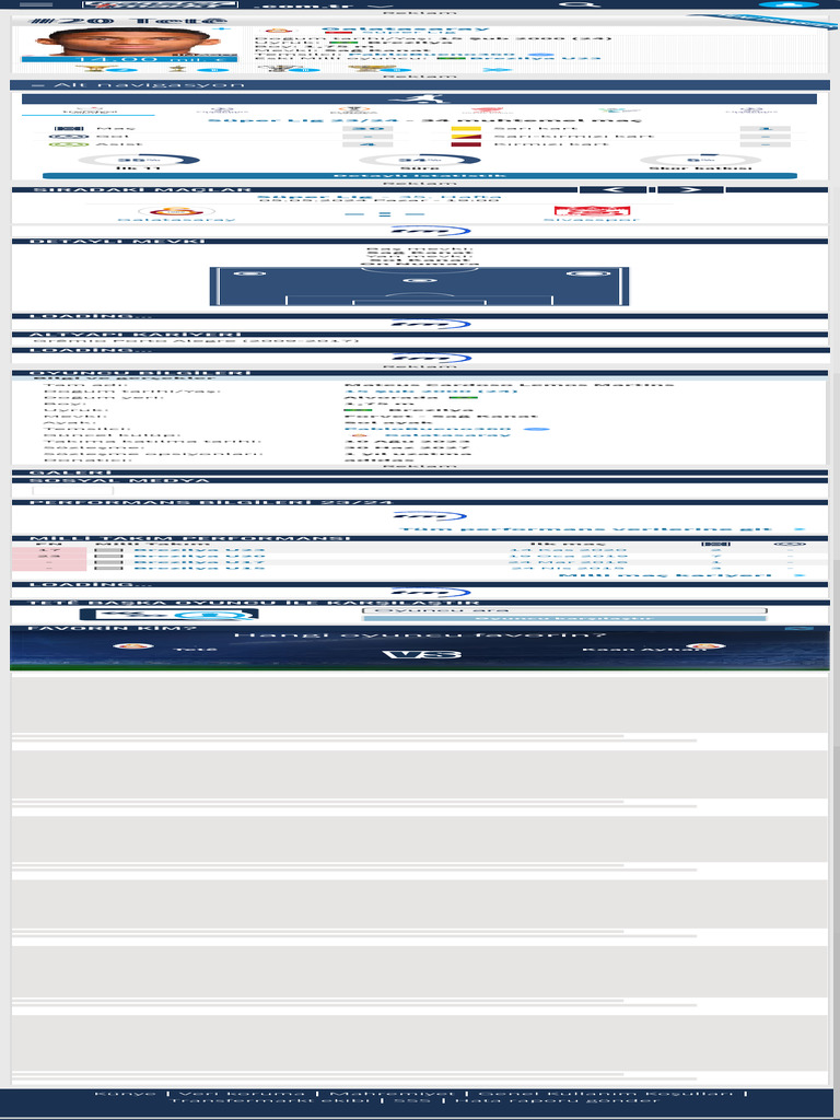 Tetê - Oyuncu Profili 2324 Transfermarkt | PDF