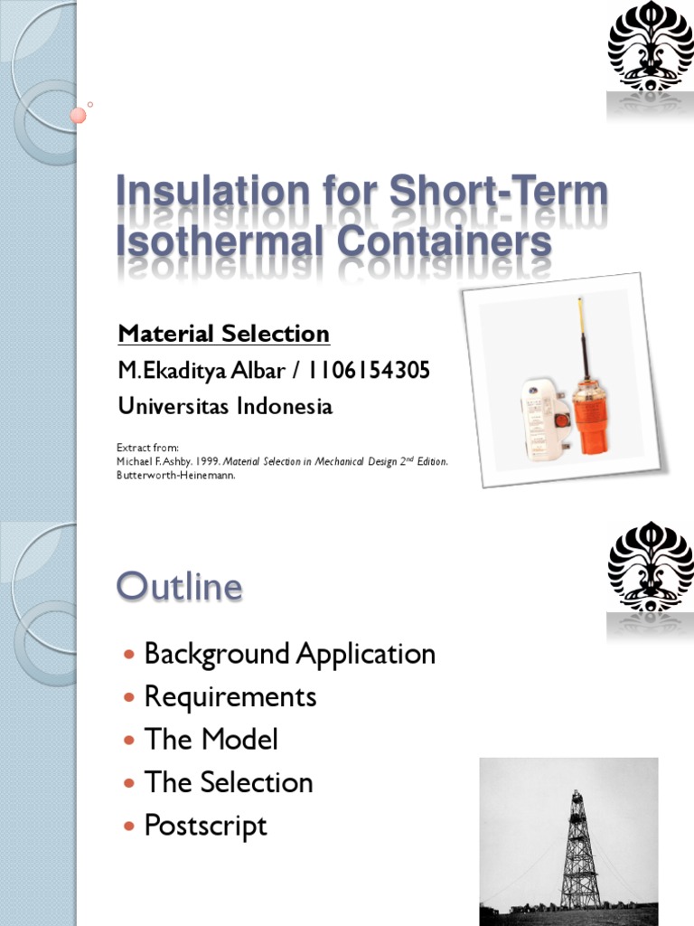 Insulation For Short-Term Iso Thermal Containers | PDF | Teknologi ...