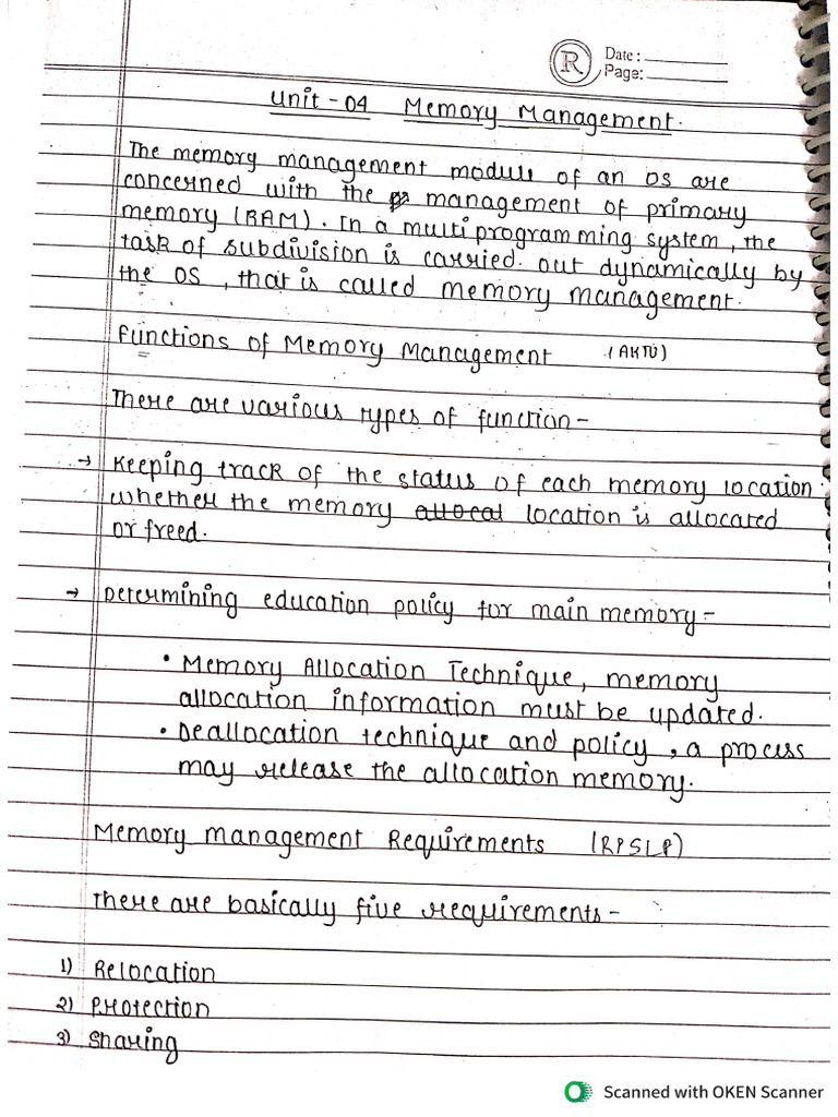 Memory Management | PDF