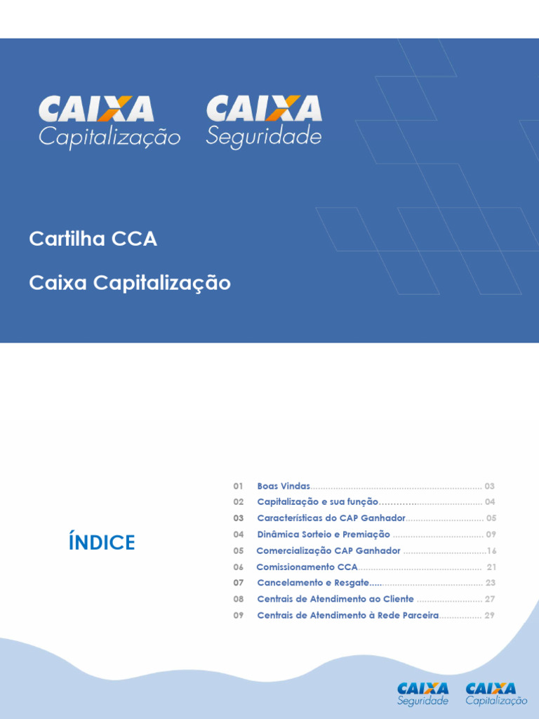 Cartilha CCA - CAP Ganhador PM e PU. 10.21 | PDF