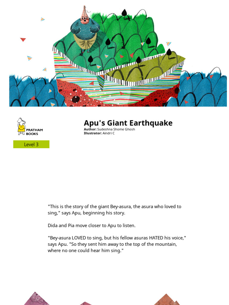 Apu's Earthquake Adventure Story | PDF | Creative Commons License ...