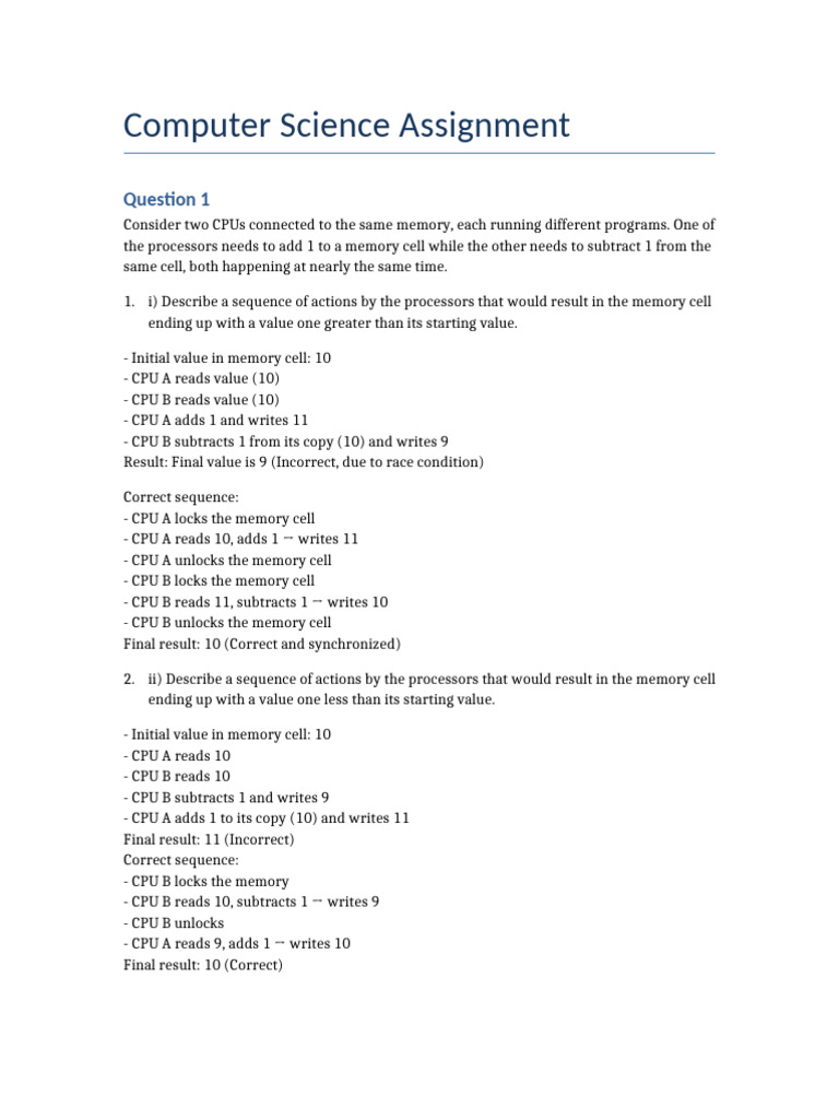 Computer Systems Assignment (1) | PDF | Computer Data Storage | Hard Disk Drive