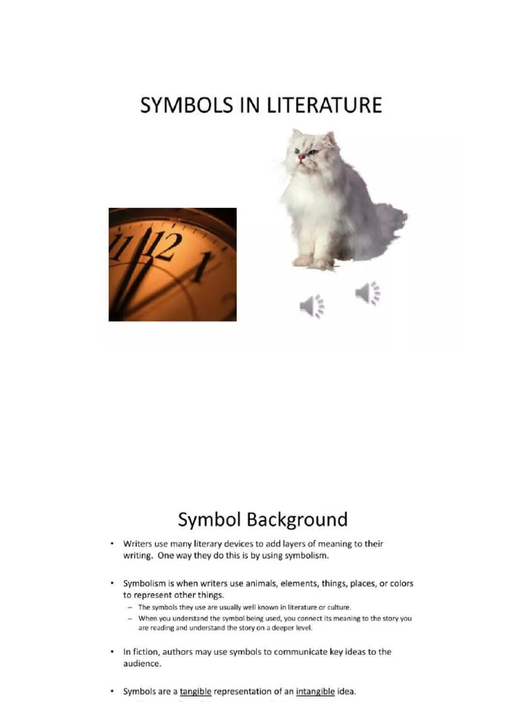 Symbol in Literature | PDF