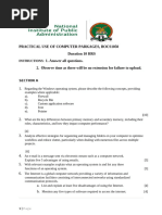 KCSE Computer Studies Paper 2 Practical | PDF | Technology & Engineering