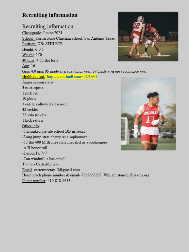 Recruiting Information | PDF