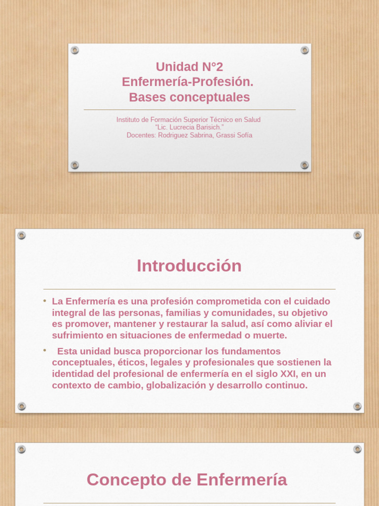 Enfermería 1año unidad2 | PDF | Enfermería | Consentimiento informado