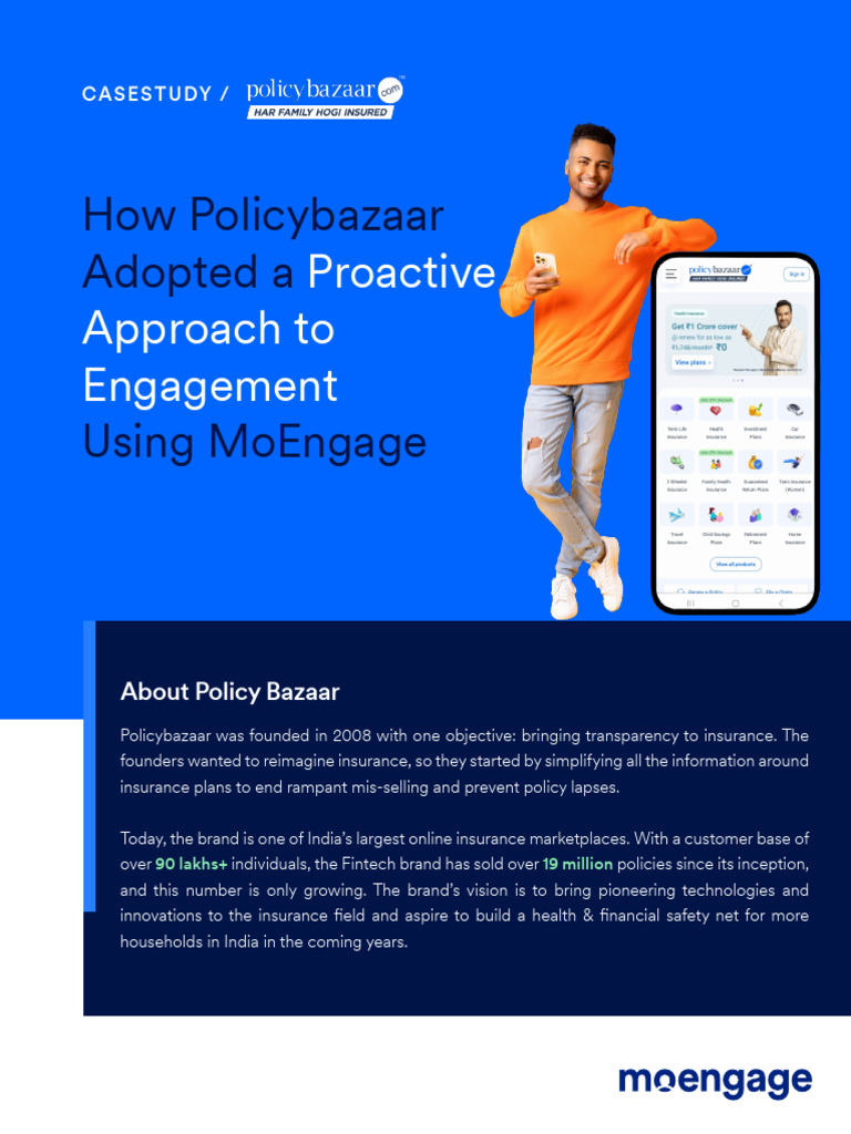 Policybazaar Case Study - Final | PDF | Market Segmentation | Brand