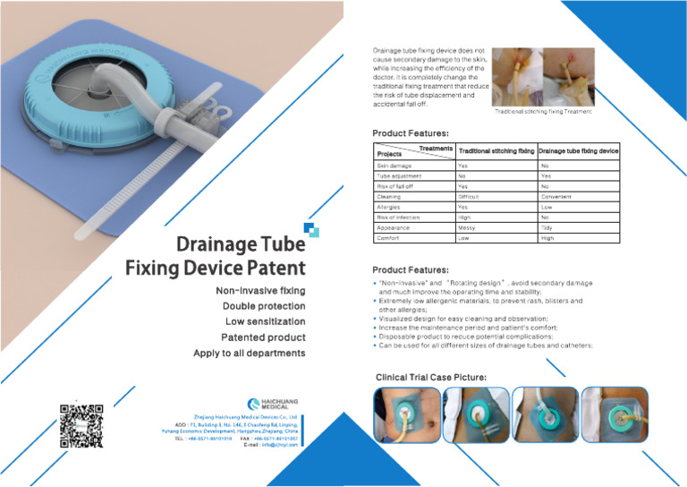 Brochure LOOPIX Wound Drainage Tube Fixing Device | PDF