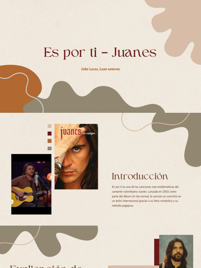 Es Por Ti - Juanes | PDF