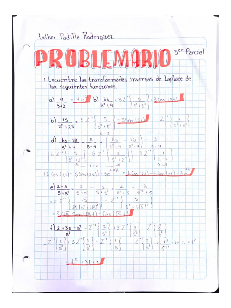 Problemario | PDF