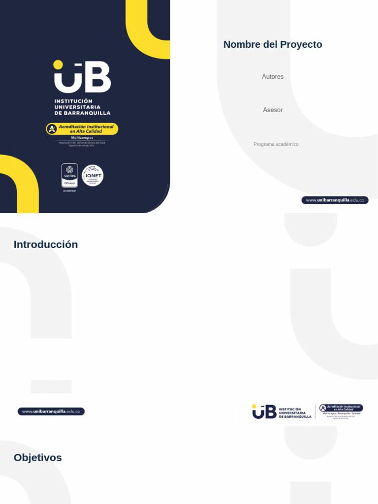 Modelos Diapositivas Iub | PDF