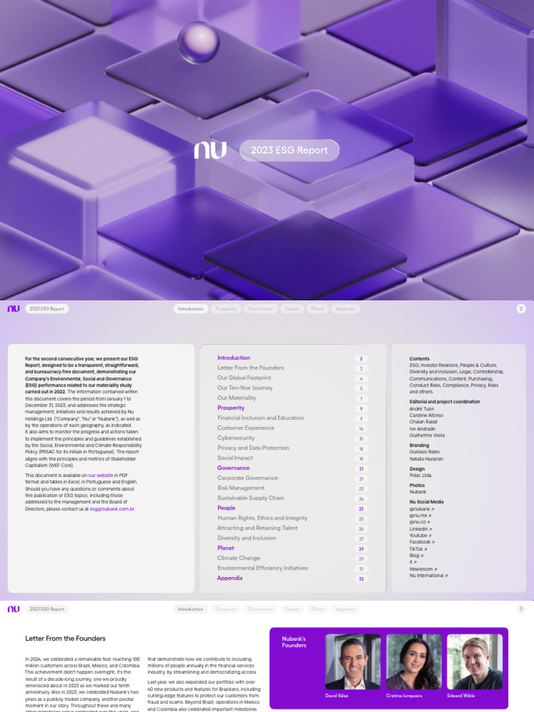 37. Nubank (David Vélez, Cristina Junqueira y Edward Wible) 2024 | PDF ...