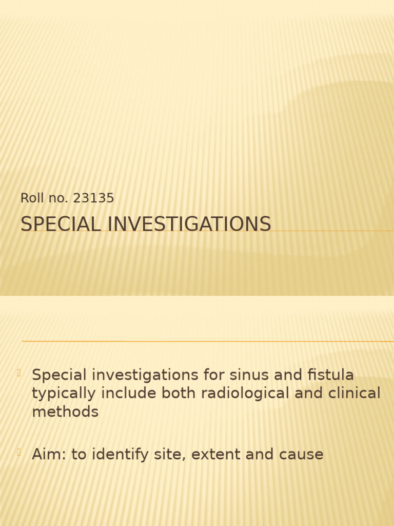 Special Investigations 23135 | PDF