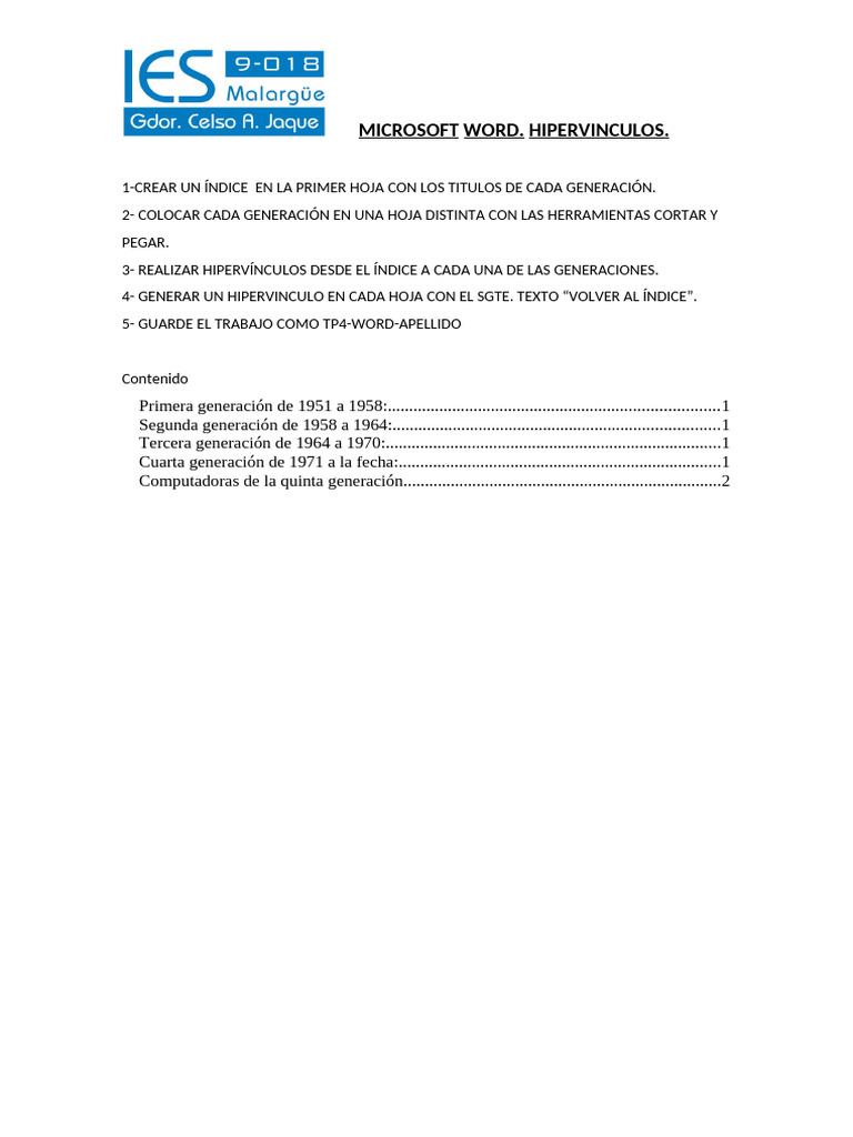 TP4 - WORD - BERGER | PDF | Circuito integrado | Microprocesador