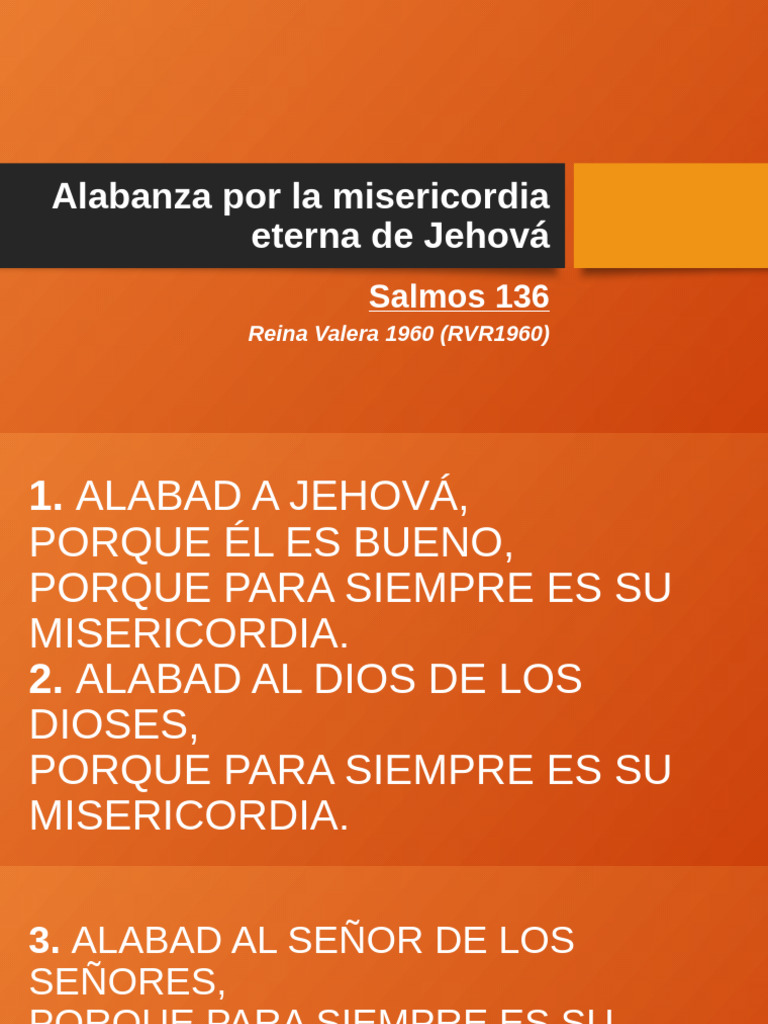 Salmos 136 | PDF