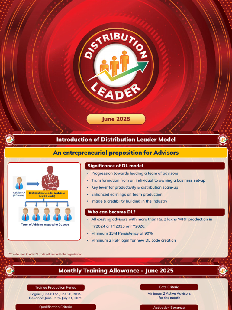 Distribution Leader - June 2025 Edition | PDF | Personal Finance ...