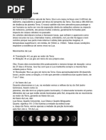 Exercícios sobre a Lua | PDF