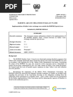 Ballast Water Record Book Amendments | PDF