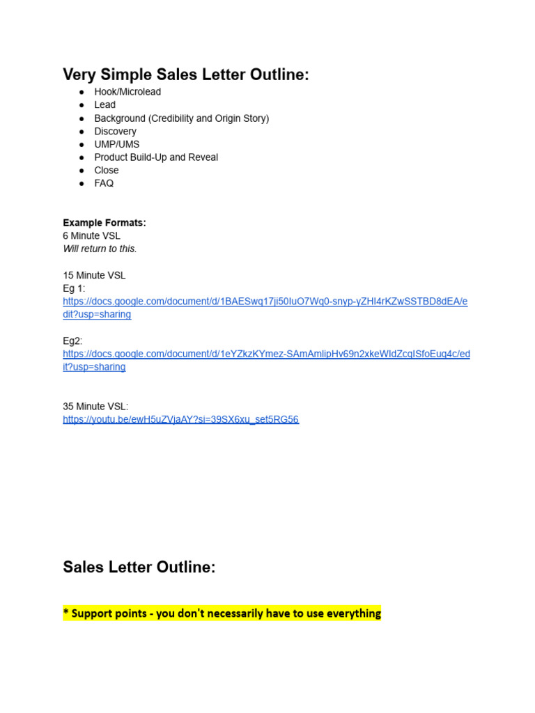 VSL Overview and Structure | PDF