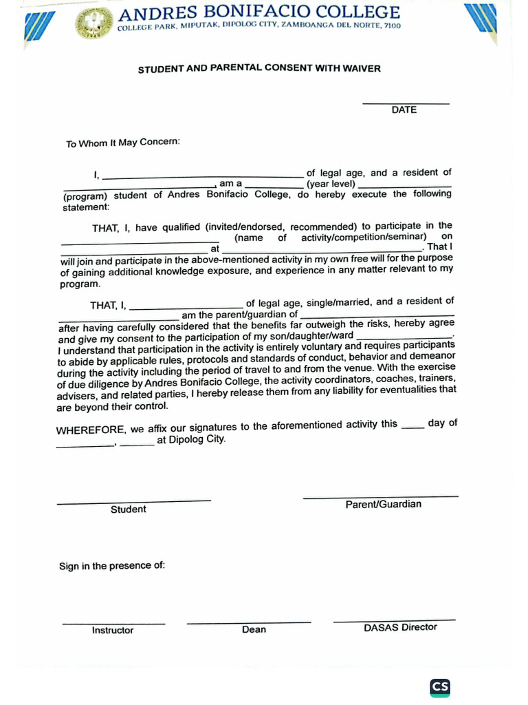 Consent Form 1 3 | PDF