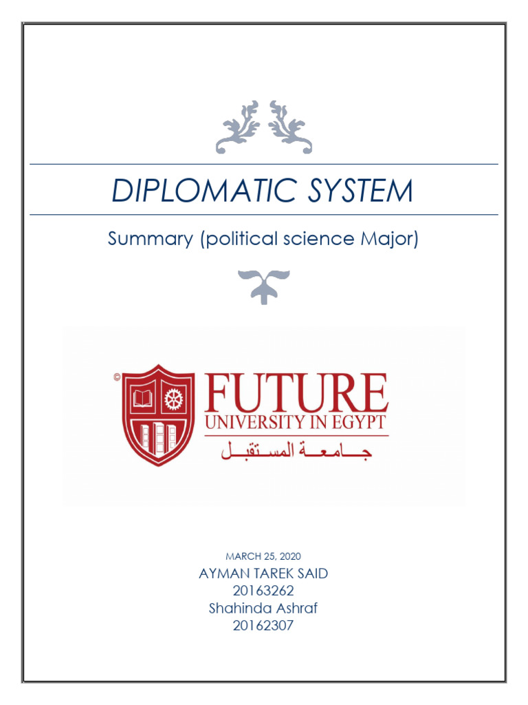 History and Evolution of Diplomacy | PDF | Diplomacy | Ambassador