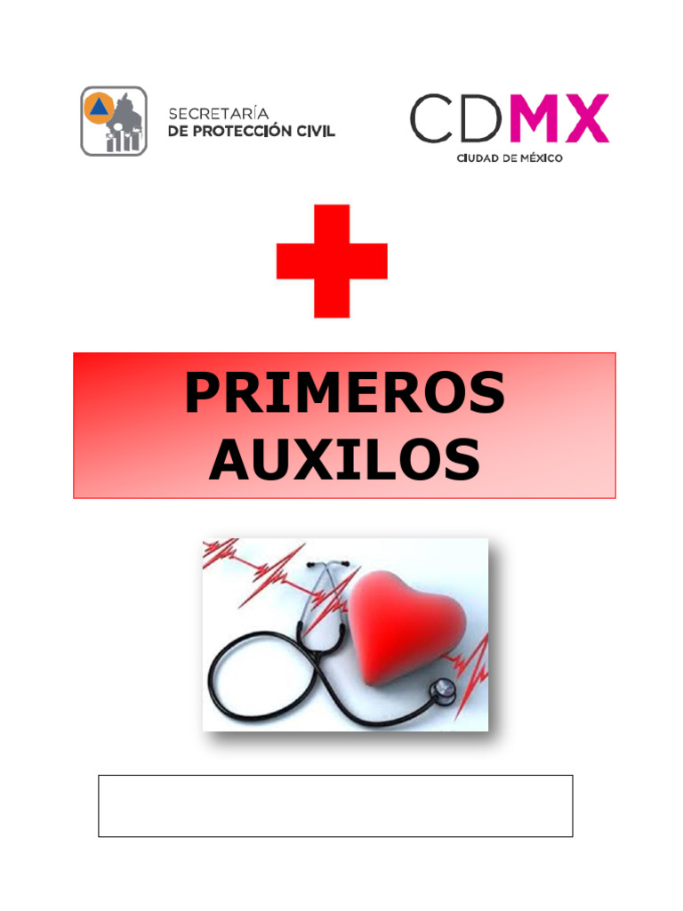 2023-Curso Primeros Auxilios CDMX-SPC | PDF | Quemar | Herida