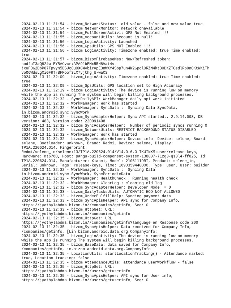 Logg 20240213 | PDF | Computer Programming | Computer Engineering