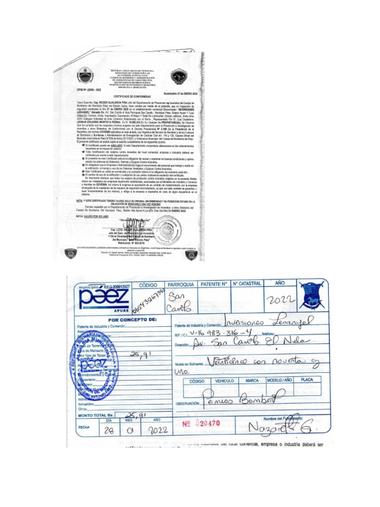 Bombero Leonar 2022 | PDF