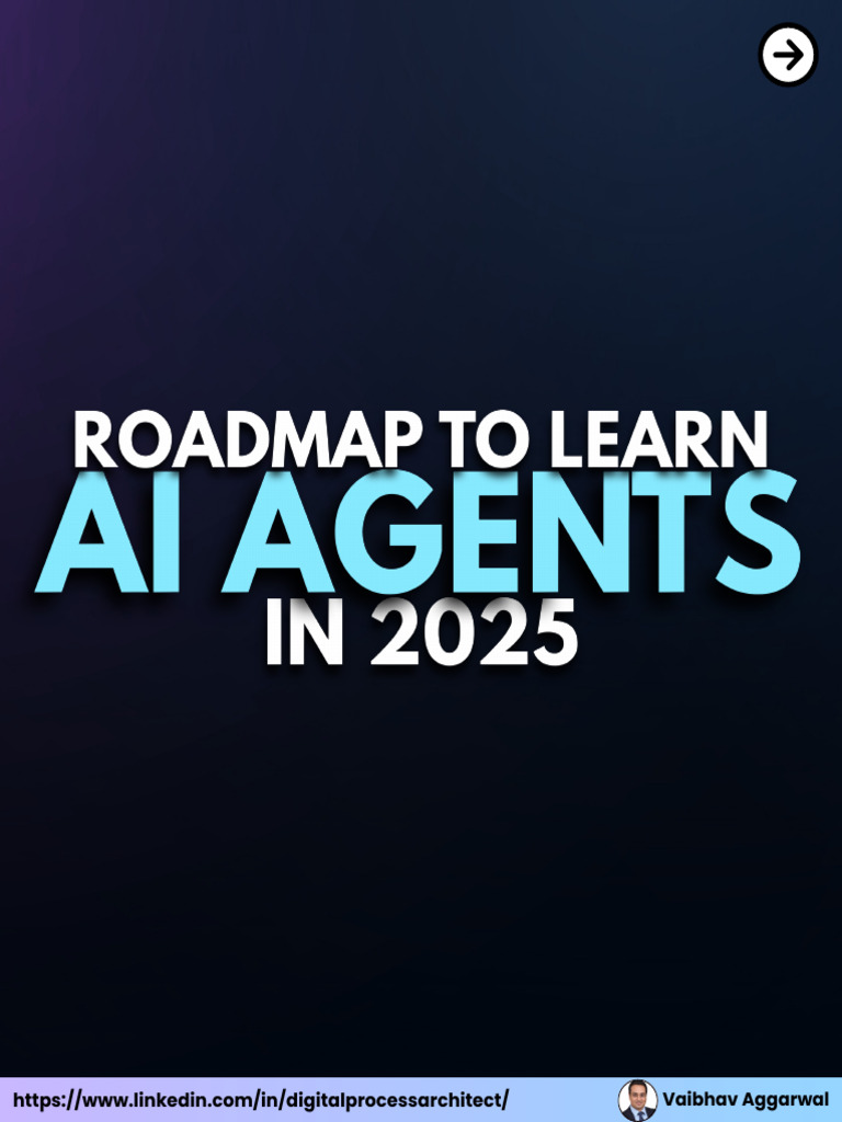 Roadmap To Learn Ai Agents Pdf Computing Information Technology