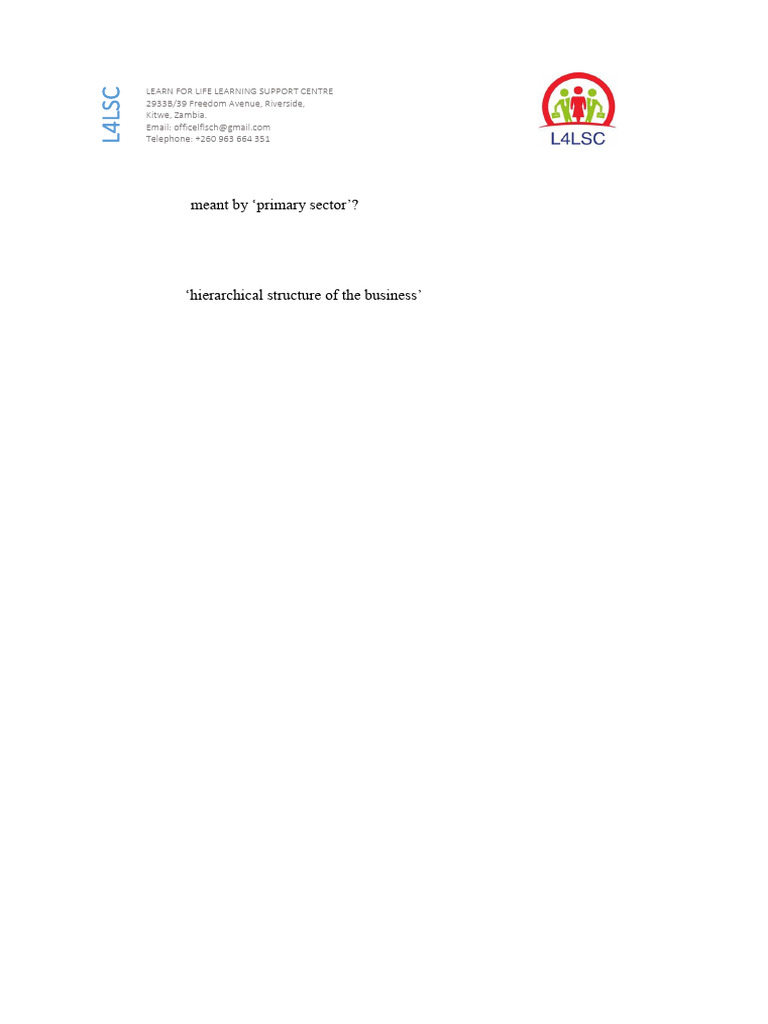 Business Studies Revision Questions (Form 3) | PDF