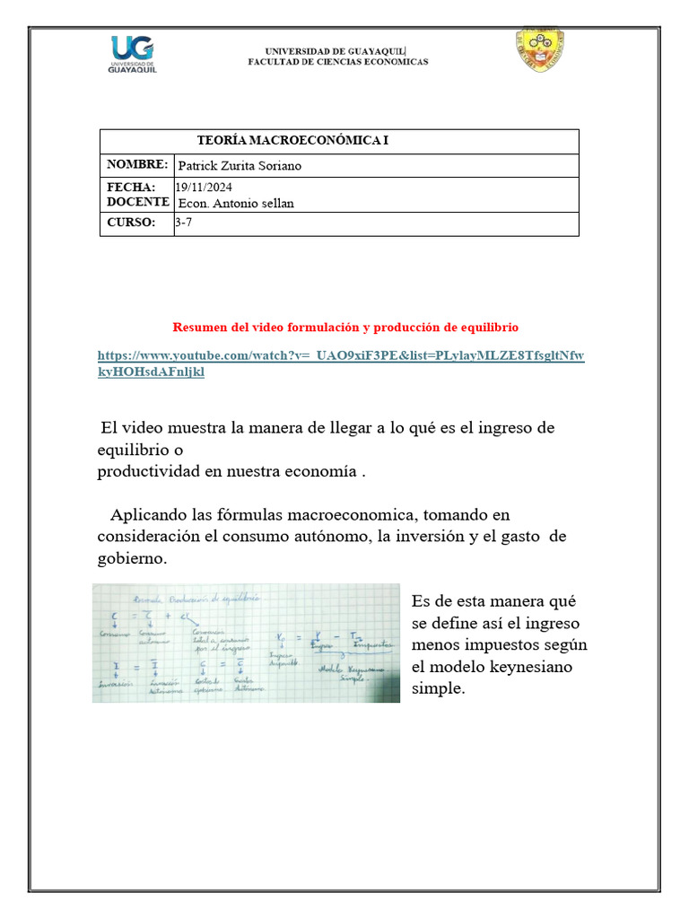 Teoria Macroeconomica | PDF