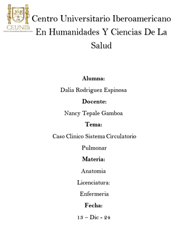 Sistema Cirlatorio Dalia | PDF | Hipertensión | Enfermedades y trastornos