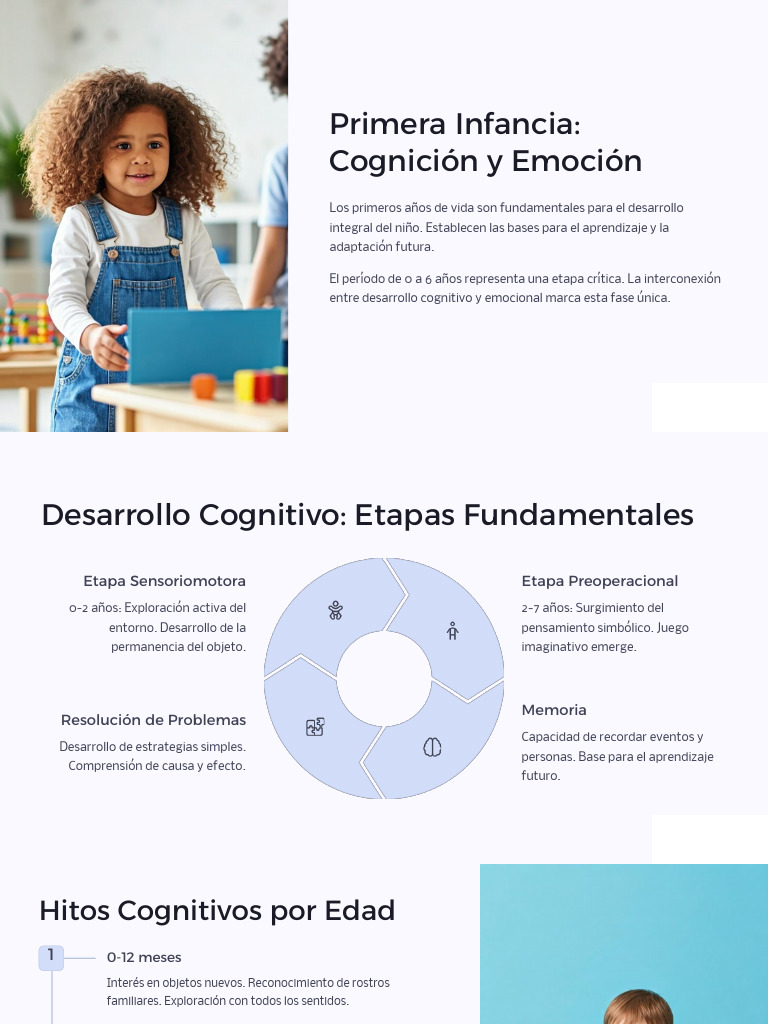 Primera Infancia Cognicion y Emocion | PDF