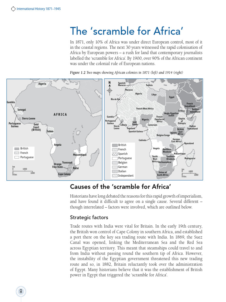 Worksheet Scramble For Africa | PDF | Africa | British Empire