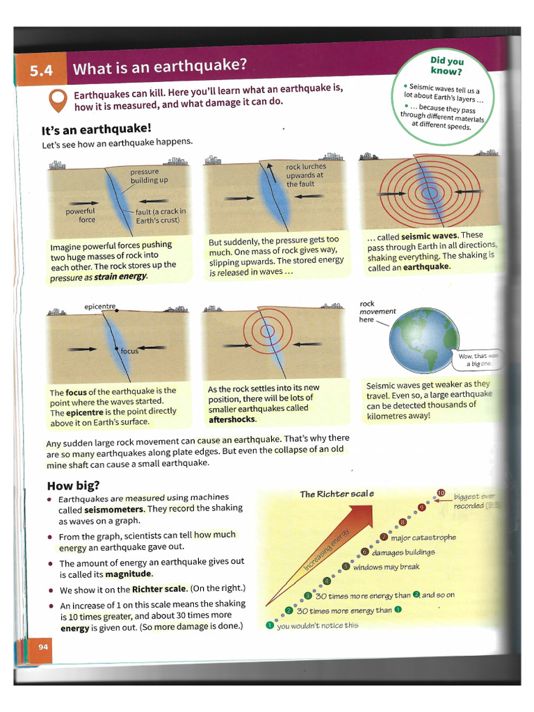 Geography Earthquakes | PDF
