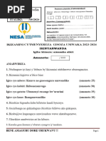 Math p6 Questions From Nesa | PDF | Area