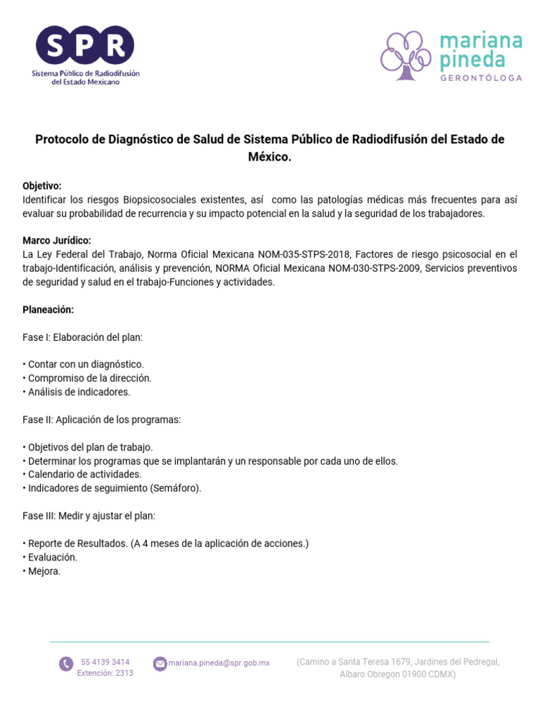 Diagnóstico de Salud. | PDF