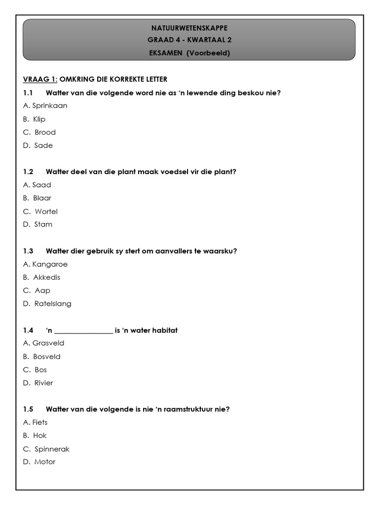 Gr4 SW NWT Kw2 Eksamen (2021) | PDF