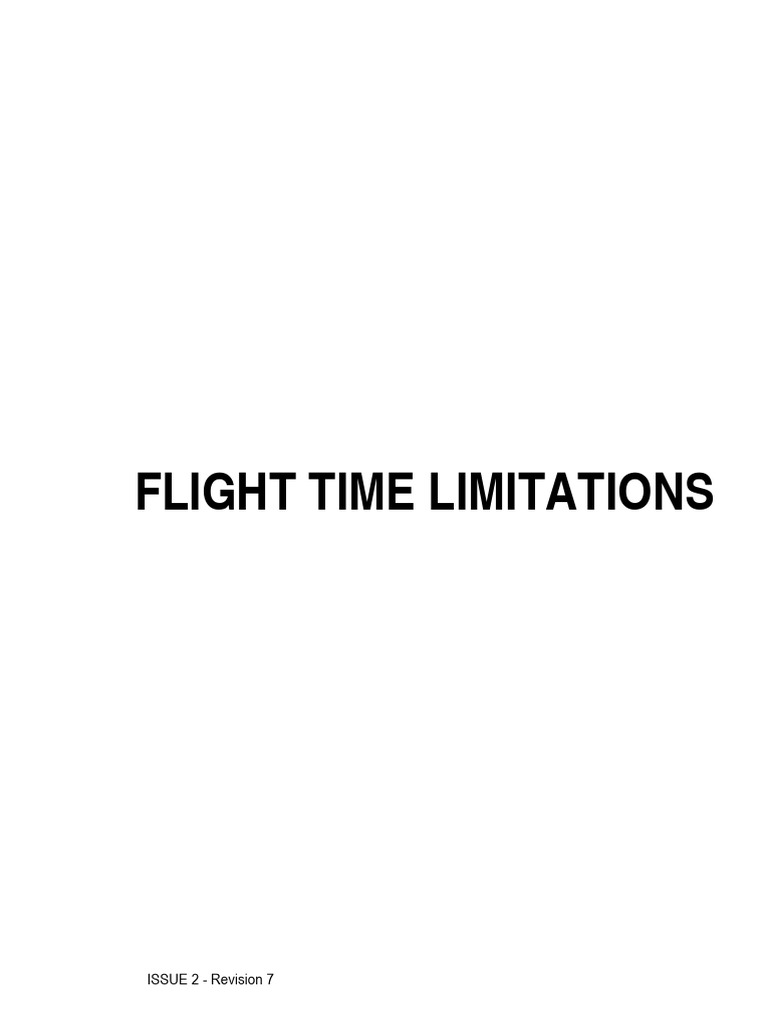 FTL Guidelines for Hungary Operations | PDF | Transport | Aviation