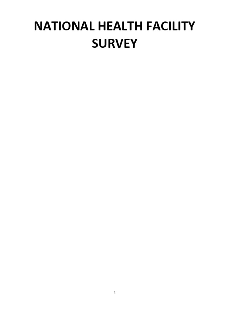 Health Facility Questionnaire Module1-4 | PDF | Childbirth | Tuberculosis