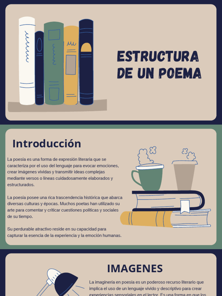 Estructura de Un Poema | PDF | Metro (poesía) | Poesía