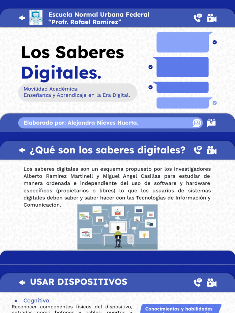 Saberes Digitales en la Educación | PDF | Archivo de computadora ...
