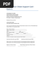 Senior Citizen Application Form | PDF | Authentication | Government And ...