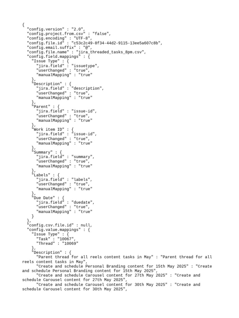 BulkCreate Configuration 202505161008 | PDF