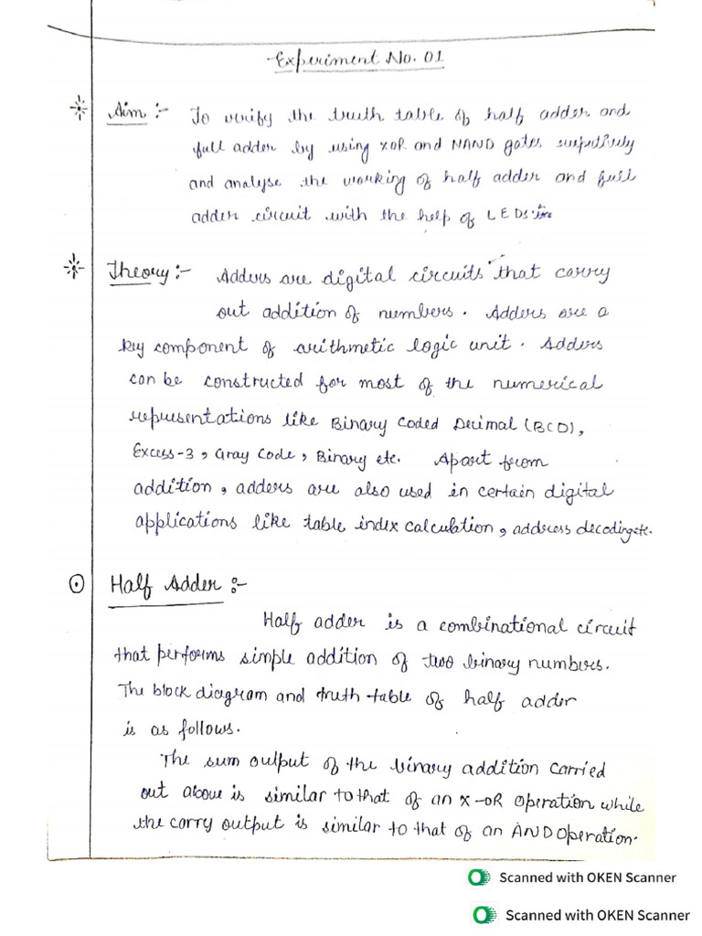 COA Practical File (Upto 5) | PDF