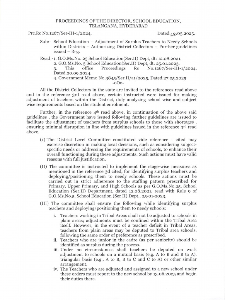 2025 - 2026 - Work Adjustment | PDF | Government | Government Of India