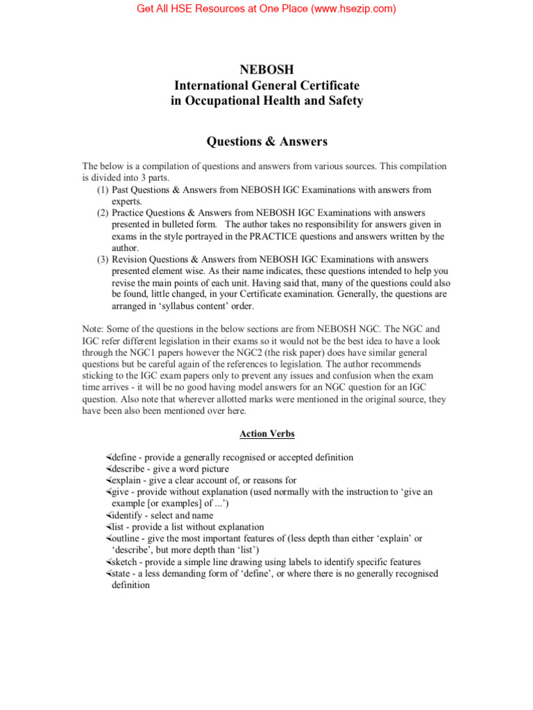 HSE Resource Hub: Comprehensive Access | PDF