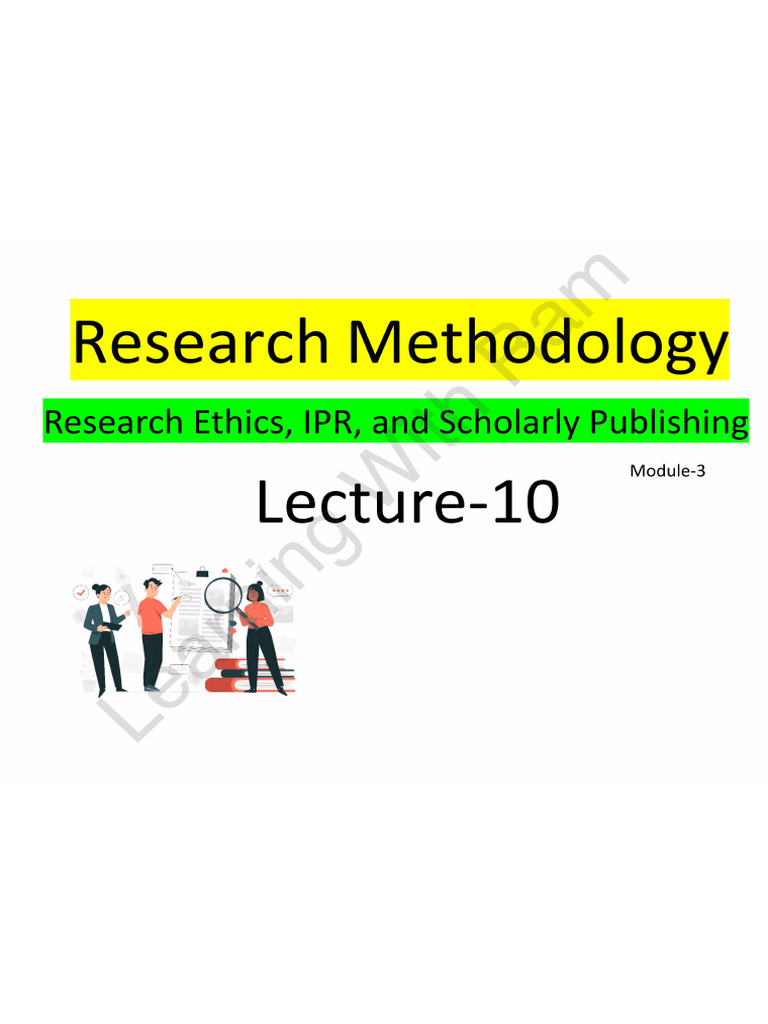 Lec 10-11 Research Methodology | PDF